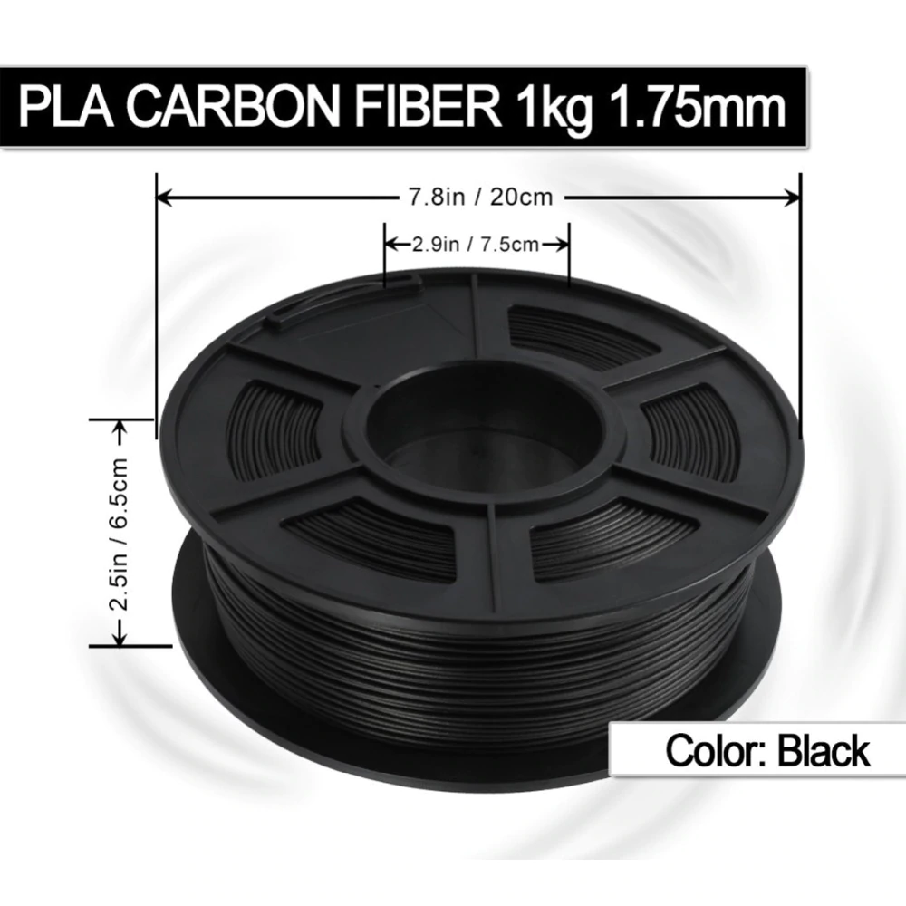 3D Gadgets Malaysia |Sunlu PLA Carbon Fiber Filament 1.75mm 1KG